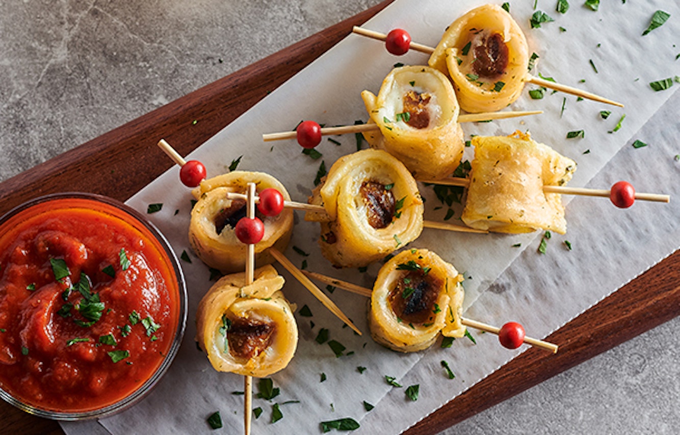 Mozzarella & Meatless Sausage Bar Bites - Mission Foodservice