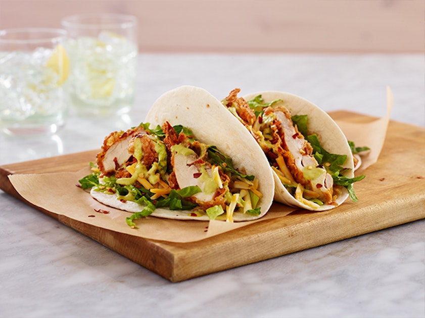 TABASCO® Fried Chicken Tacos with Poblano Avocado Sauce - Mission ...