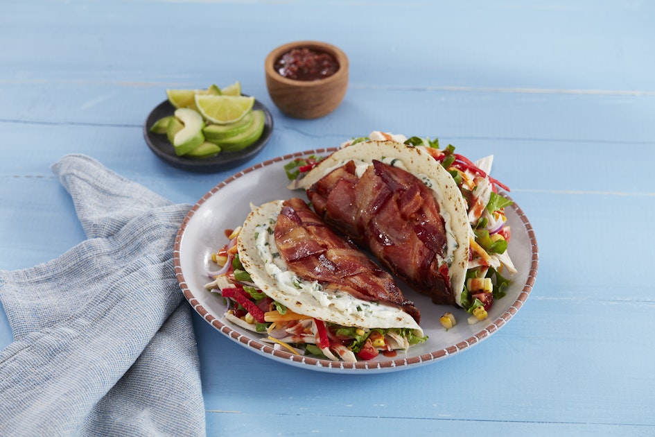 Bacon Weave Double Decker Taco - Mission Foodservice